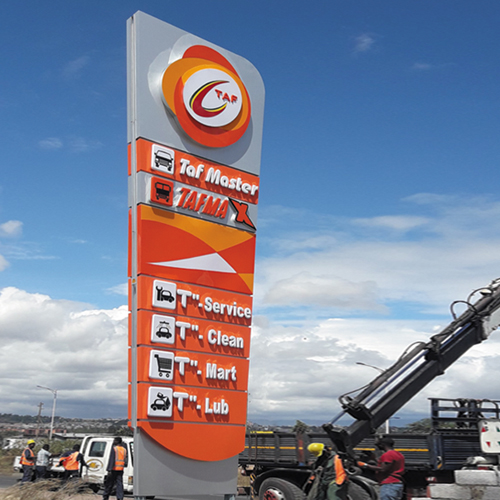 Taf Oil (TAF) - Mark Advert, Addis Ababa, EThiopia.